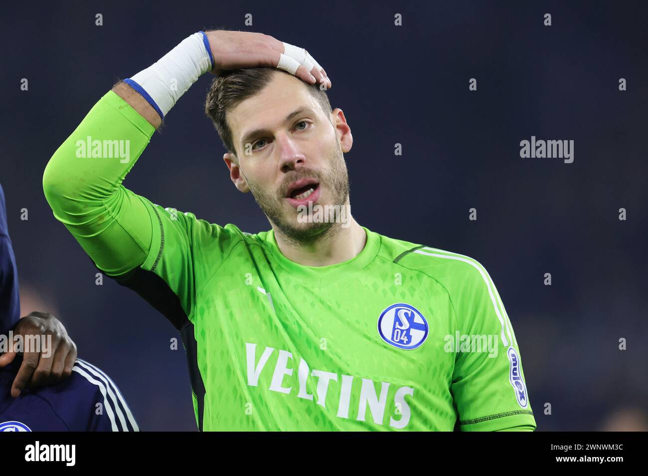 Gelsenkirchen, Deutschland. 01st Mar, 2024. firo: 01.03.2024 Soccer ...