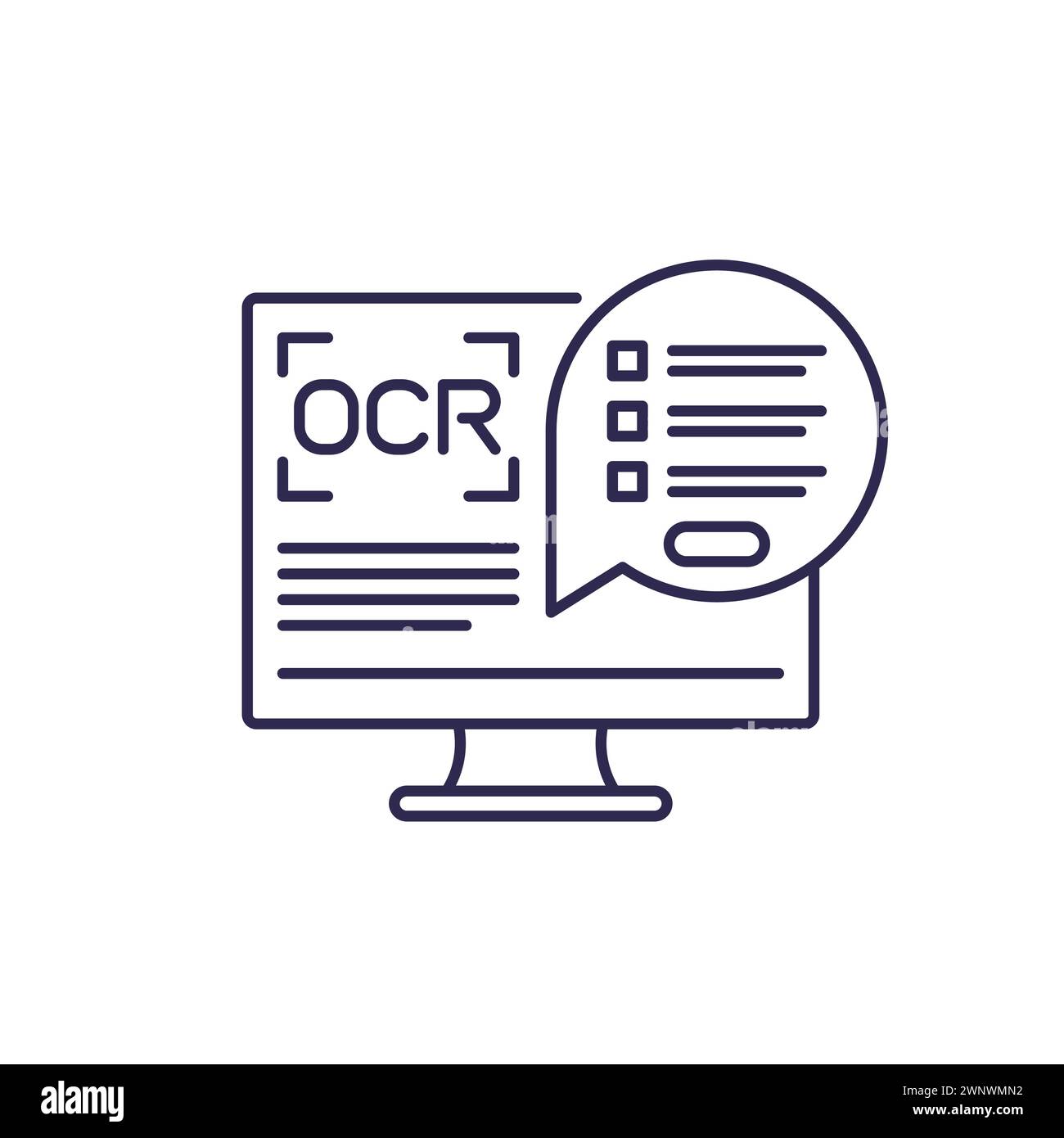 OCR software icon, Optical character recognition Stock Vector Image ... OCR software icon, Optical character recognition Stock Vector Image ...