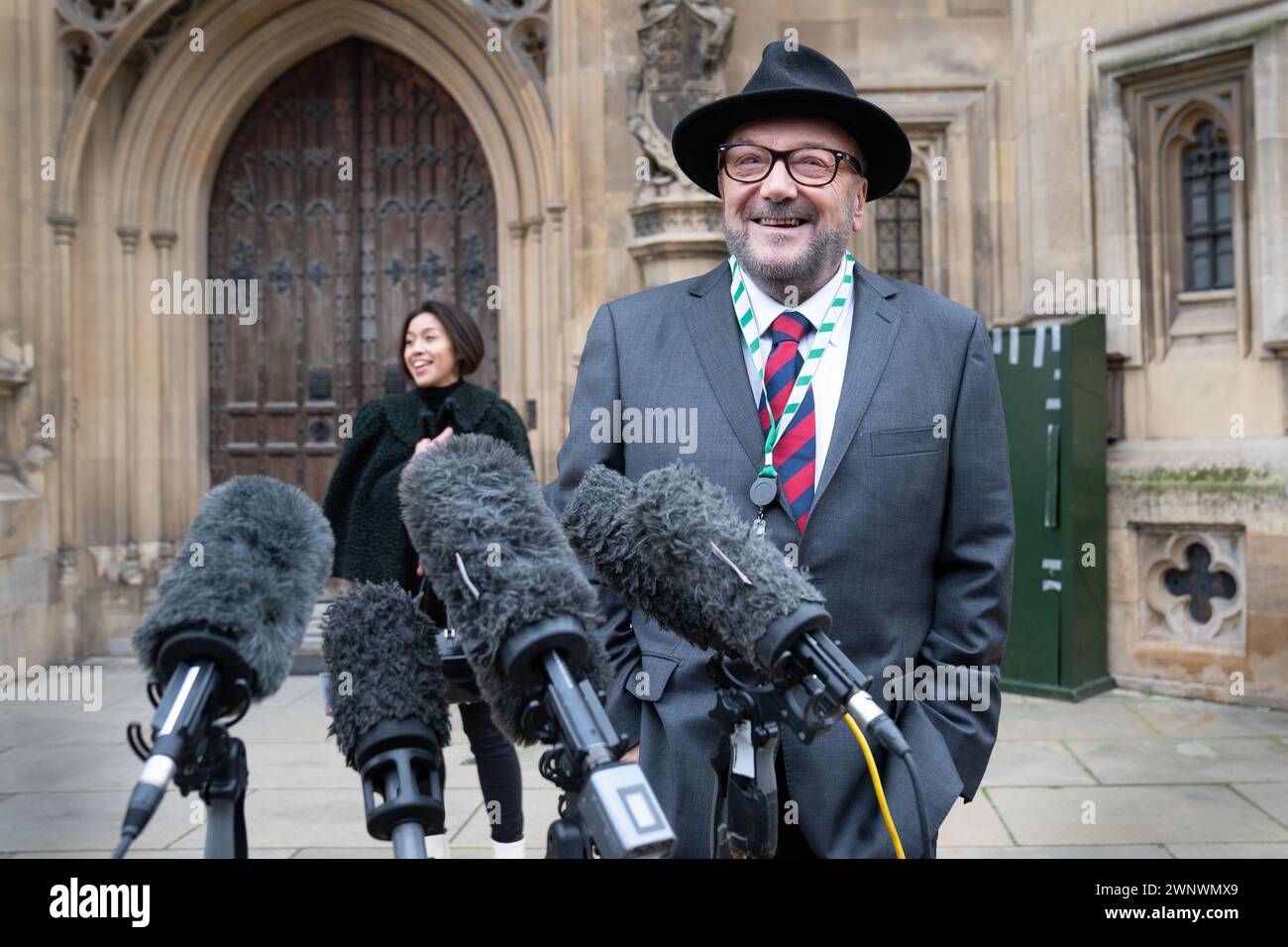 George galloway wife hi-res stock photography and images - Alamy