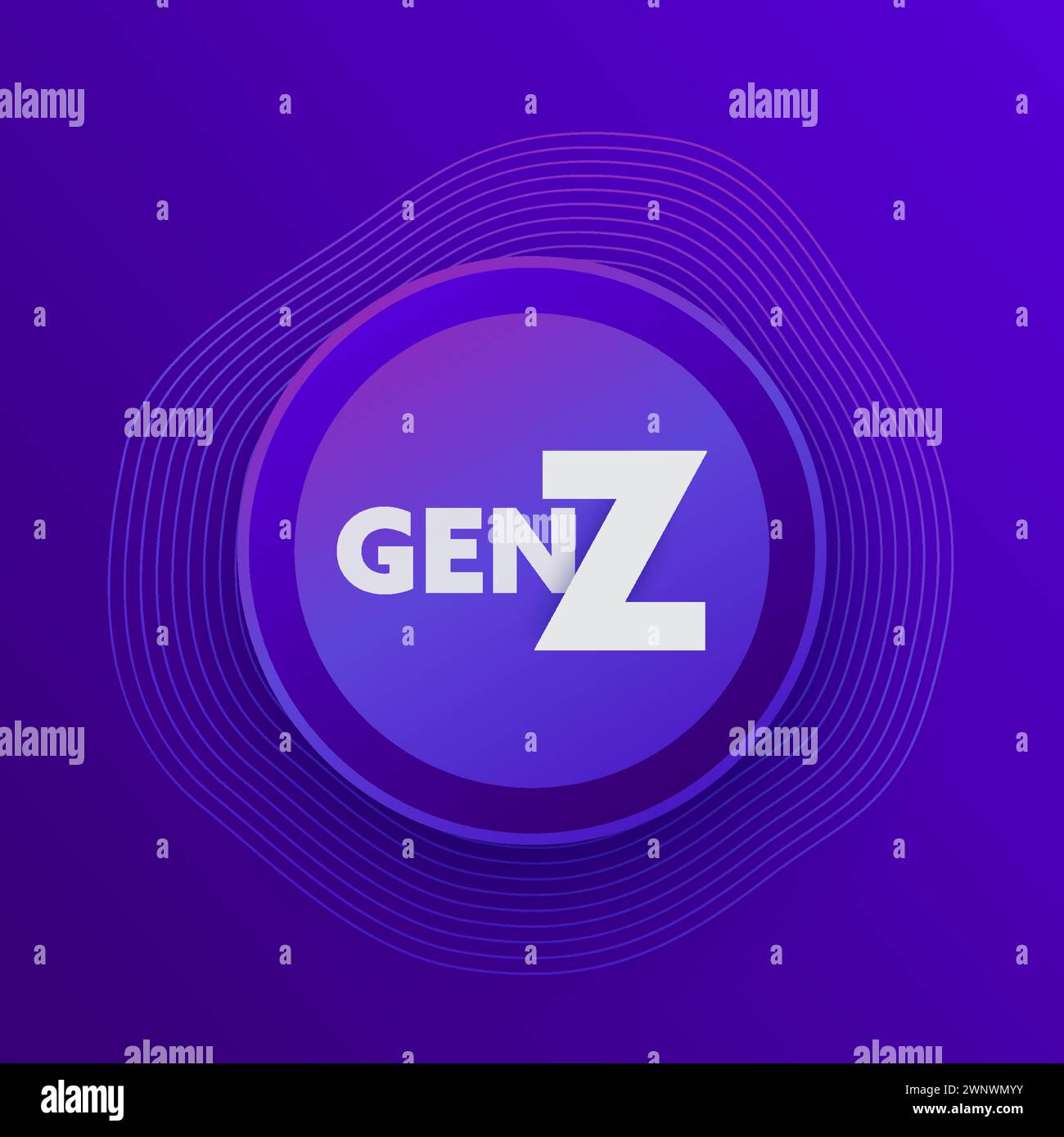 Gen z vector Stock Vector Images - Alamy