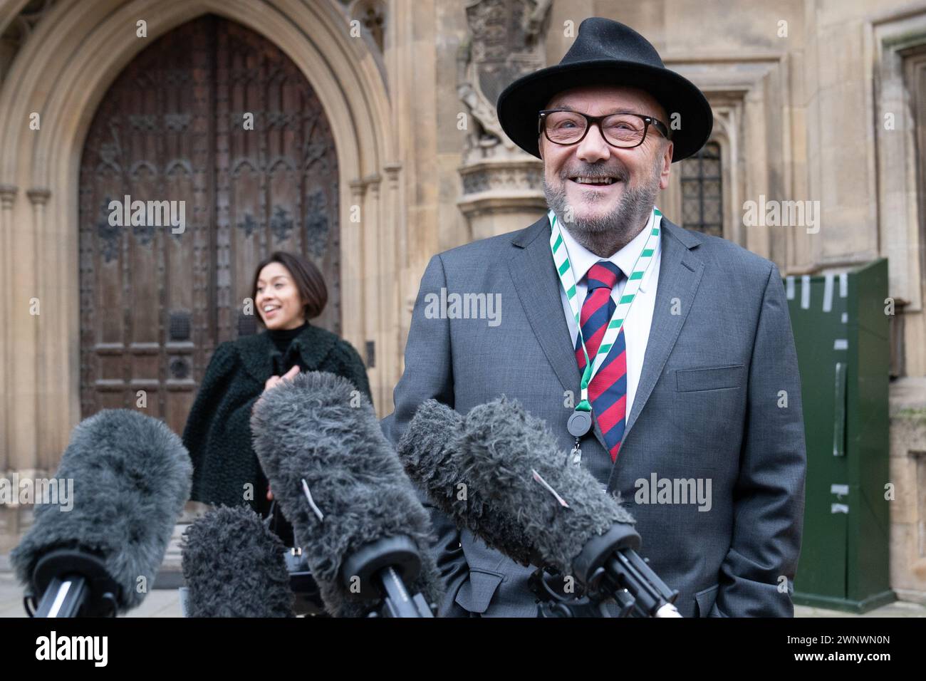 George galloway wife hi-res stock photography and images - Alamy