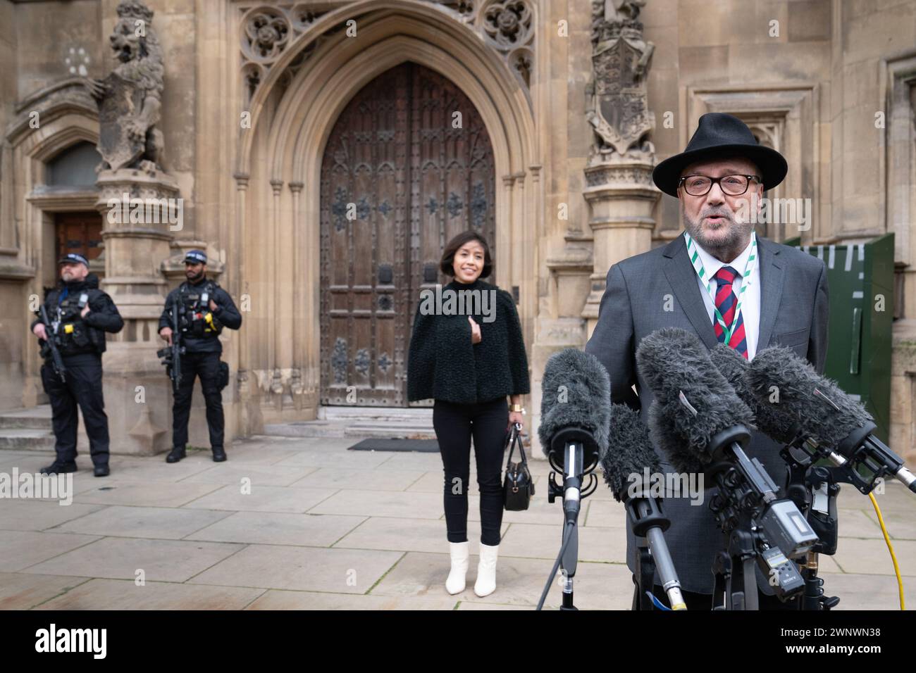 George galloway wife hi-res stock photography and images - Alamy