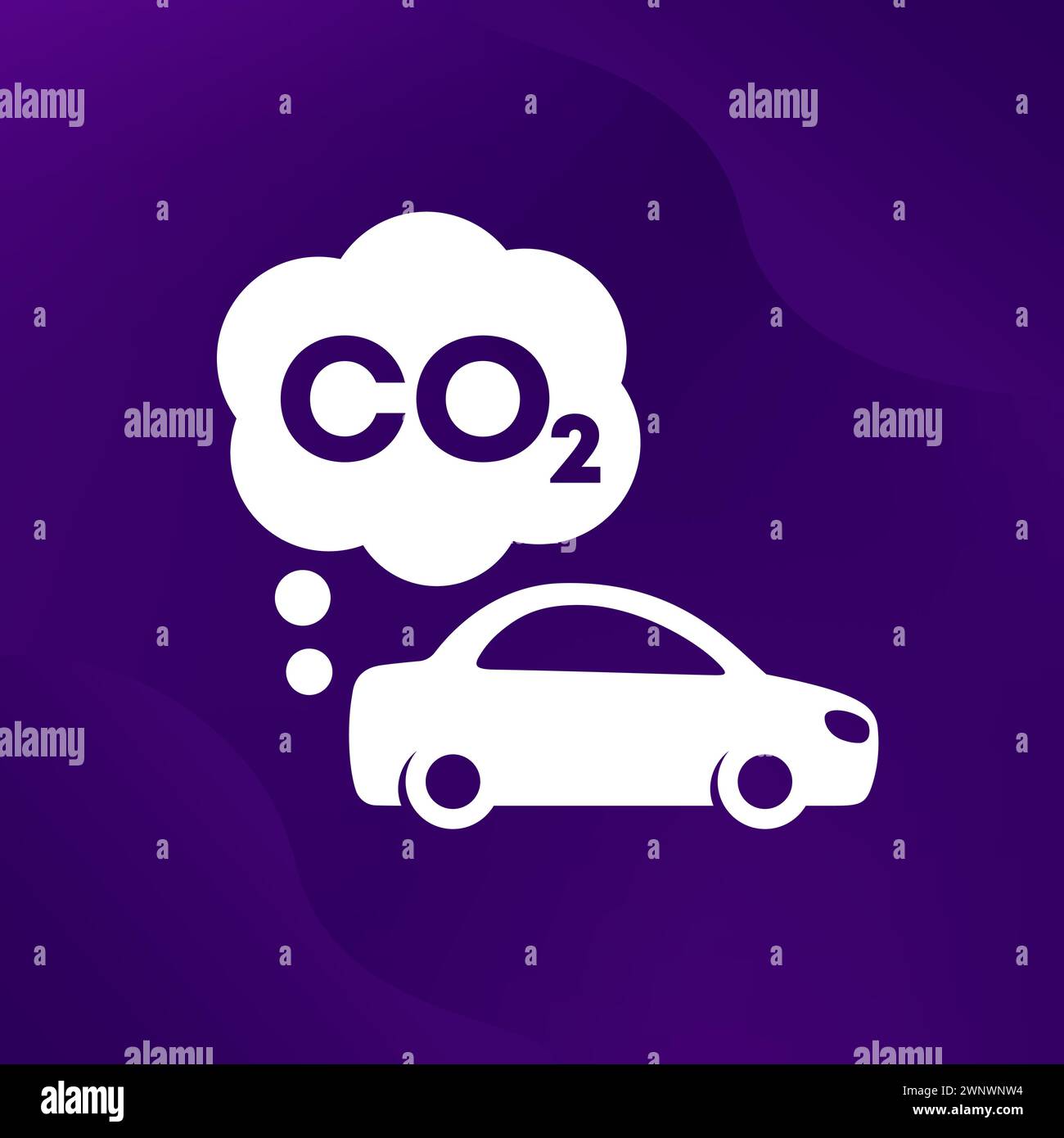 Carbon footprint car Stock Vector Images - Alamy