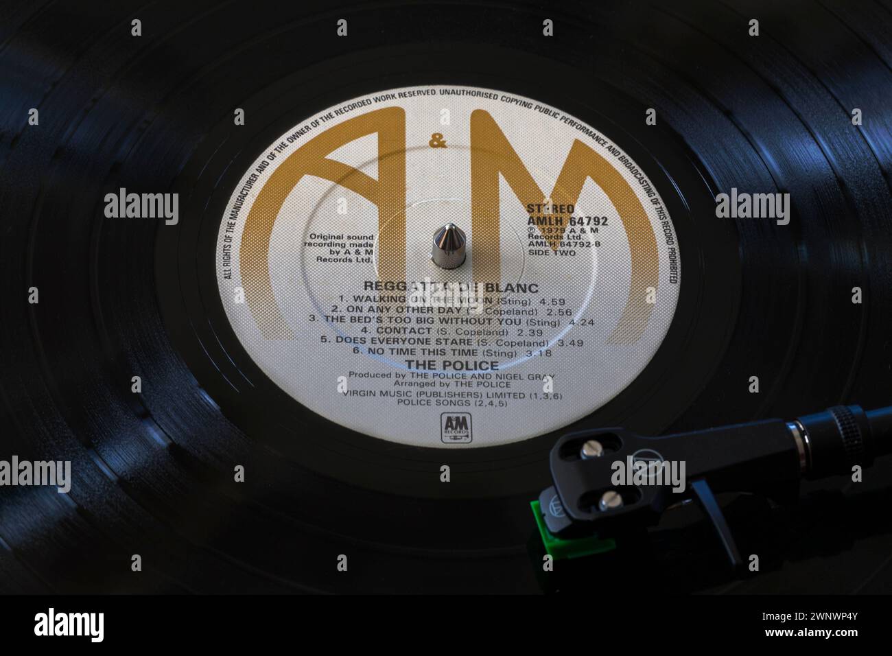 Police Reggatta de Blanc (White Reggae) vinyl record album LP with ...