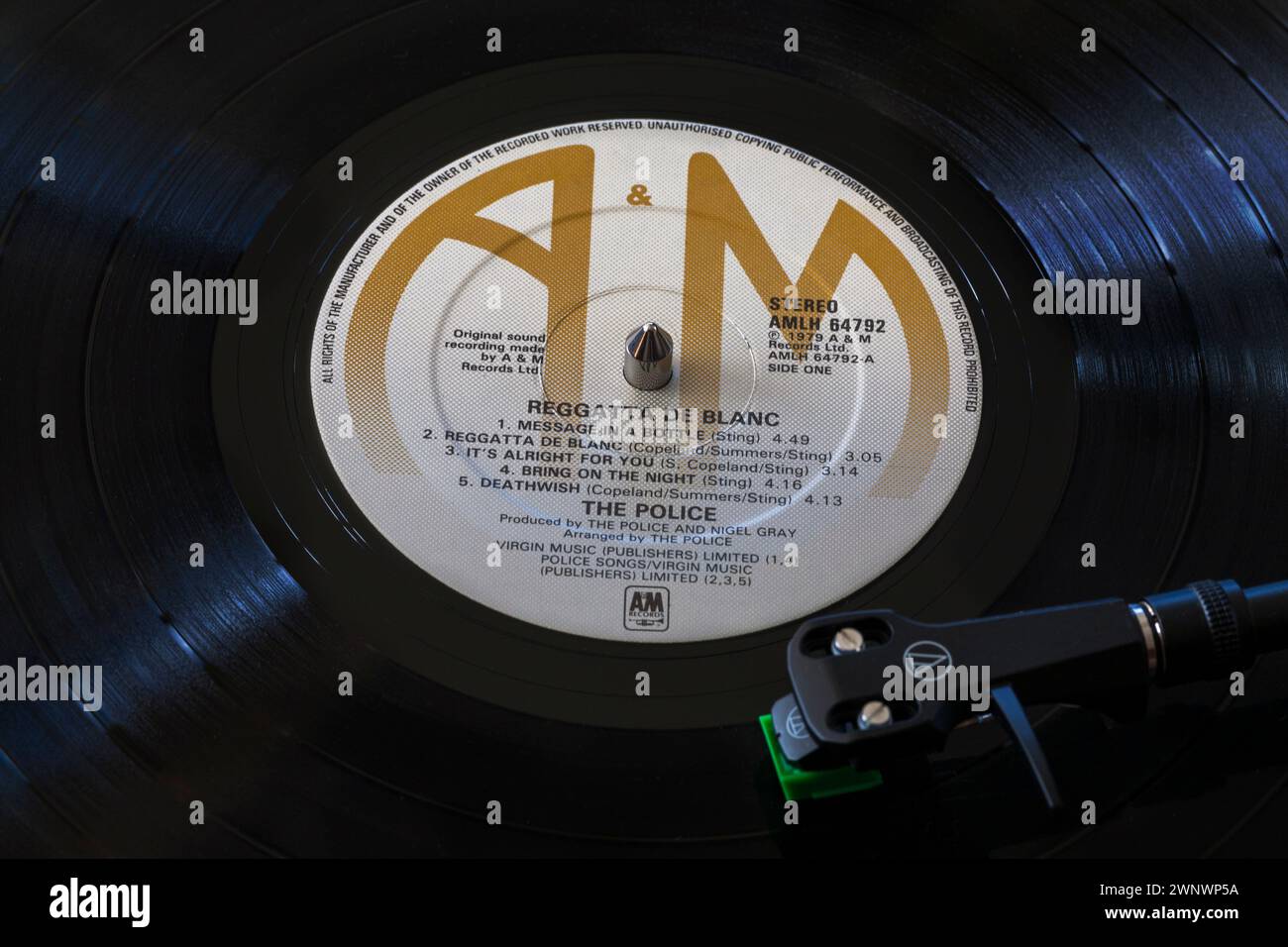 Police Reggatta de Blanc (White Reggae) vinyl record album LP with ...