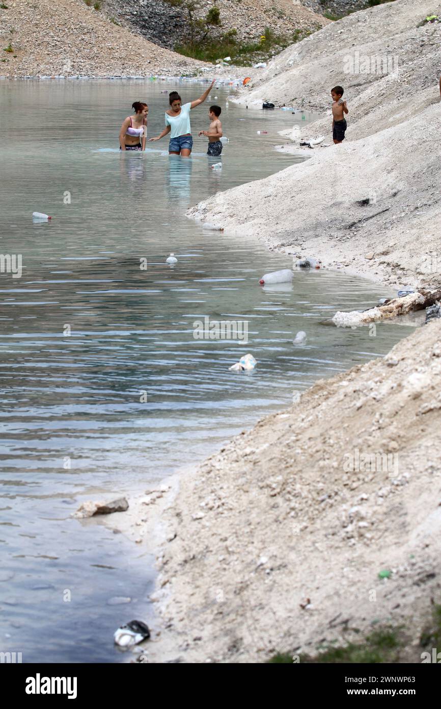 Blue lagoon of buxton hi-res stock photography and images - Alamy