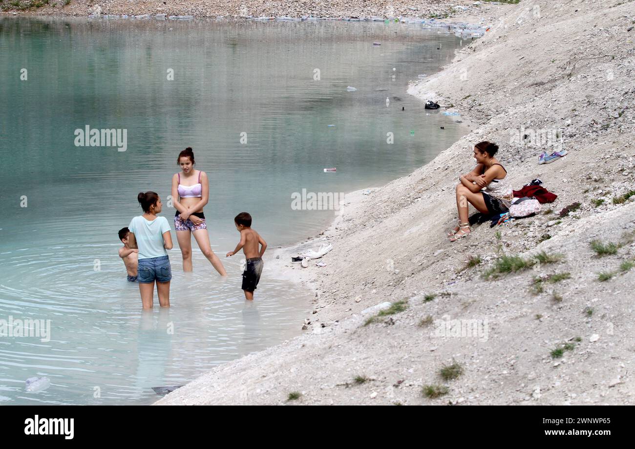 Blue lagoon of buxton hi-res stock photography and images - Alamy