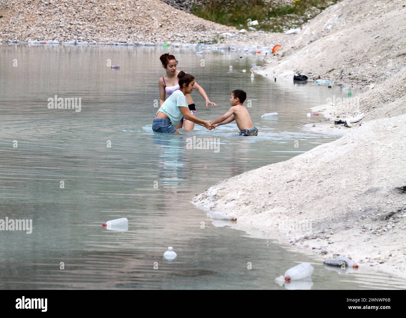 Blue lagoon of buxton hi-res stock photography and images - Alamy