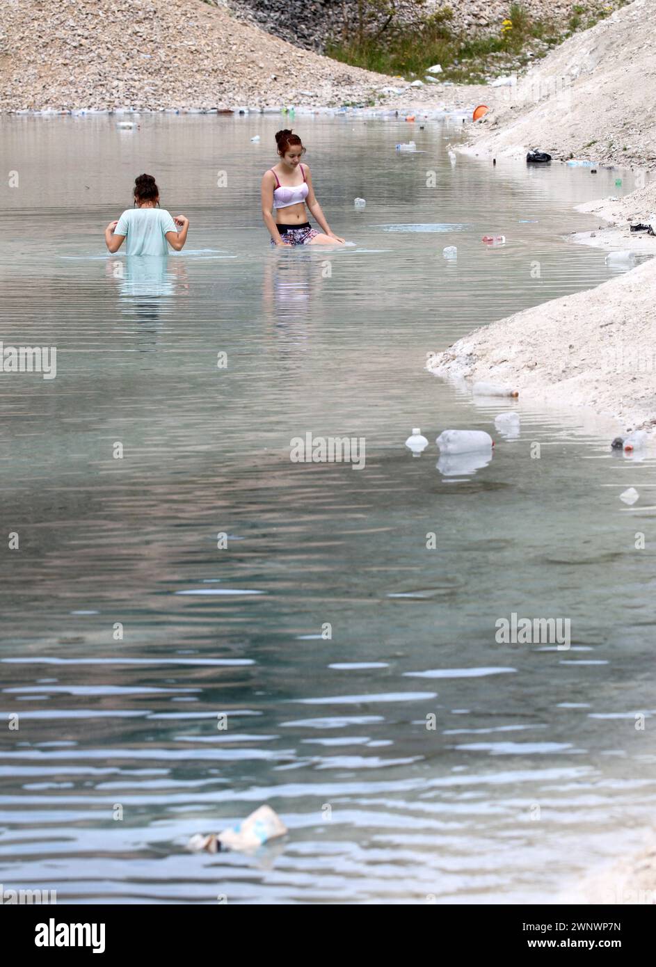 Blue lagoon of buxton hi-res stock photography and images - Alamy