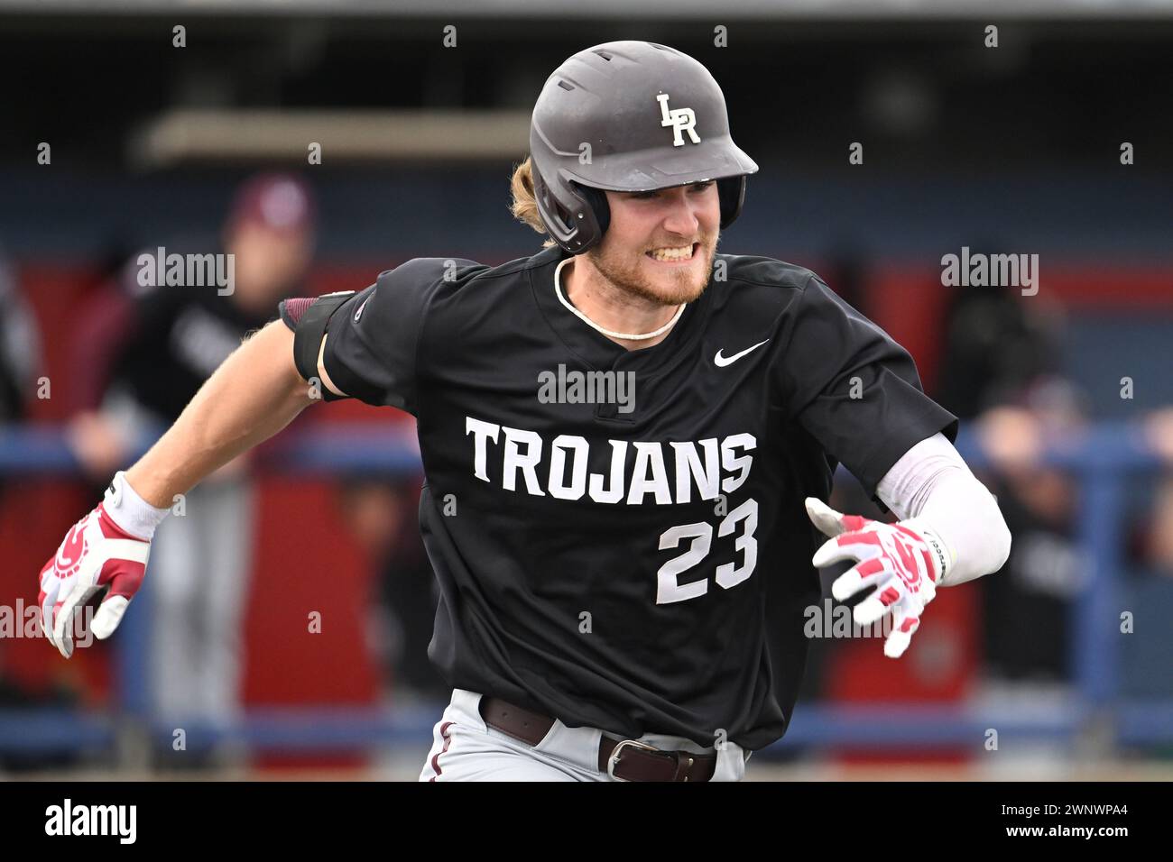 Arkansas Little Rock's Luke Pectol during an NCAA baseball game against ...