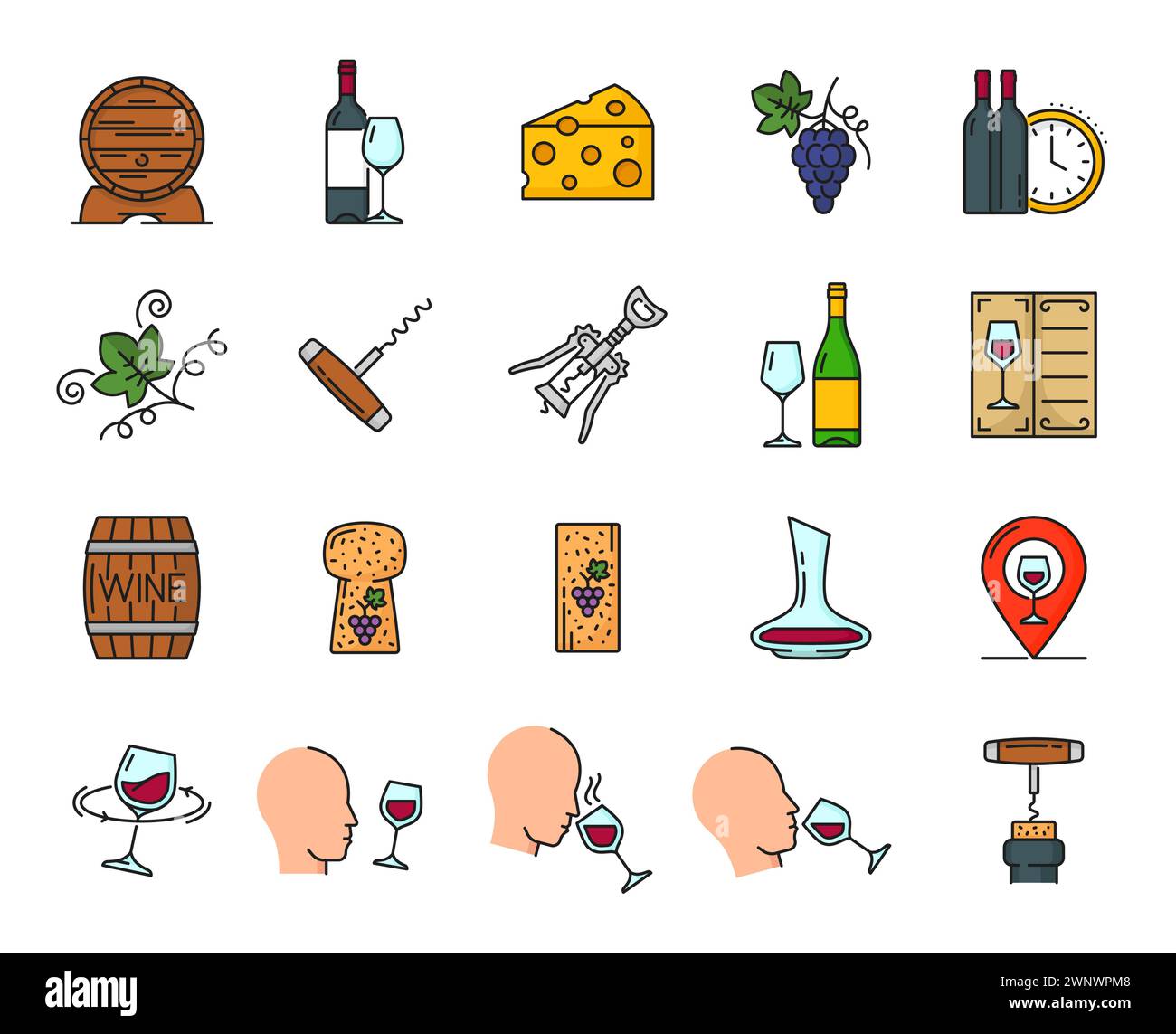Prosecco vineyard Stock Vector Images - Alamy