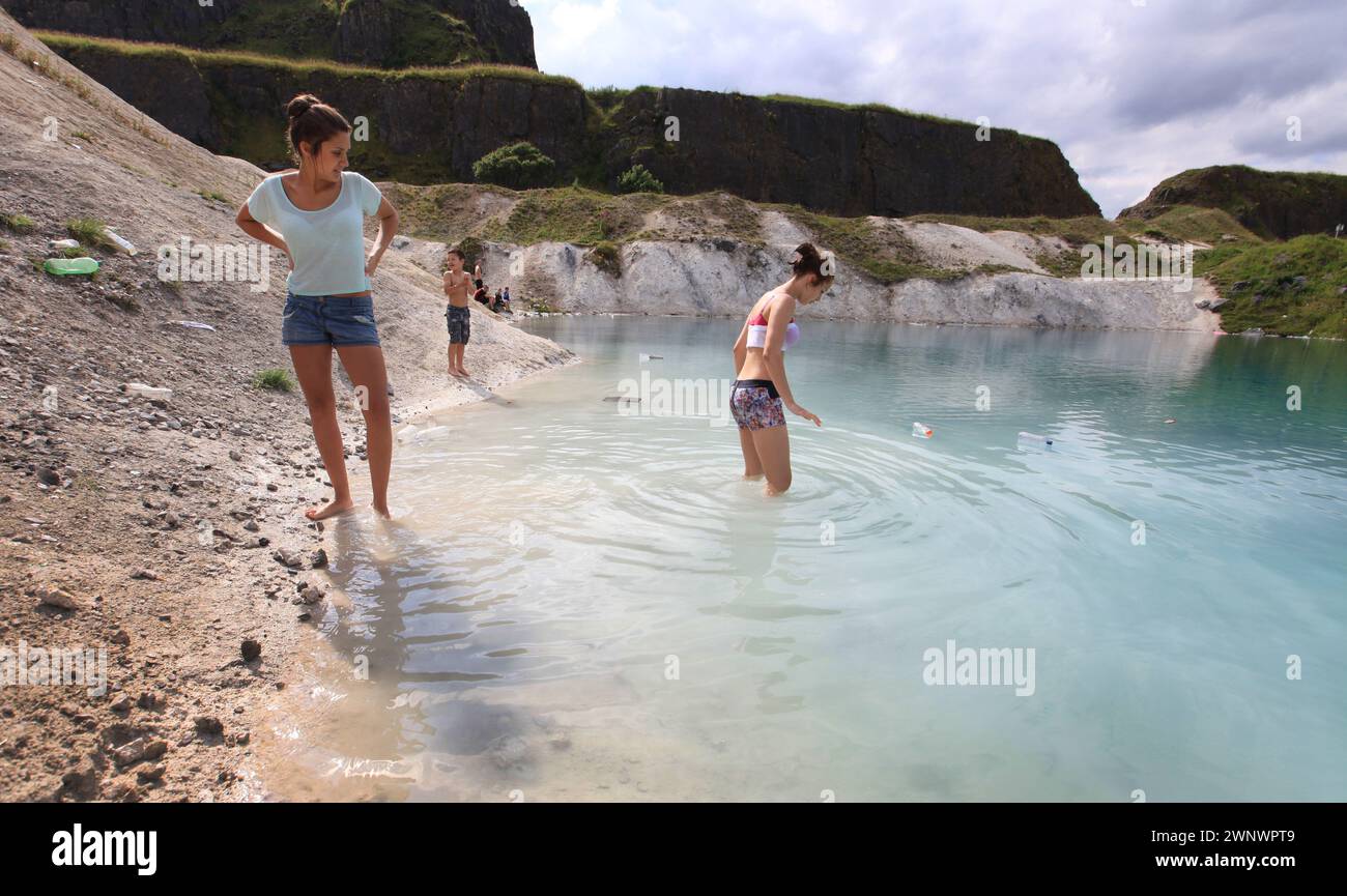 Blue lagoon of buxton hi-res stock photography and images - Alamy
