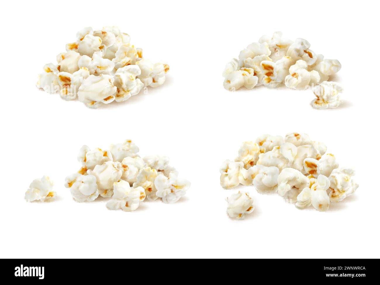 Dried pop corn Stock Vector Images - Alamy