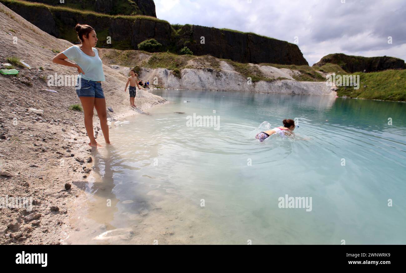 Blue lagoon of buxton hi-res stock photography and images - Alamy