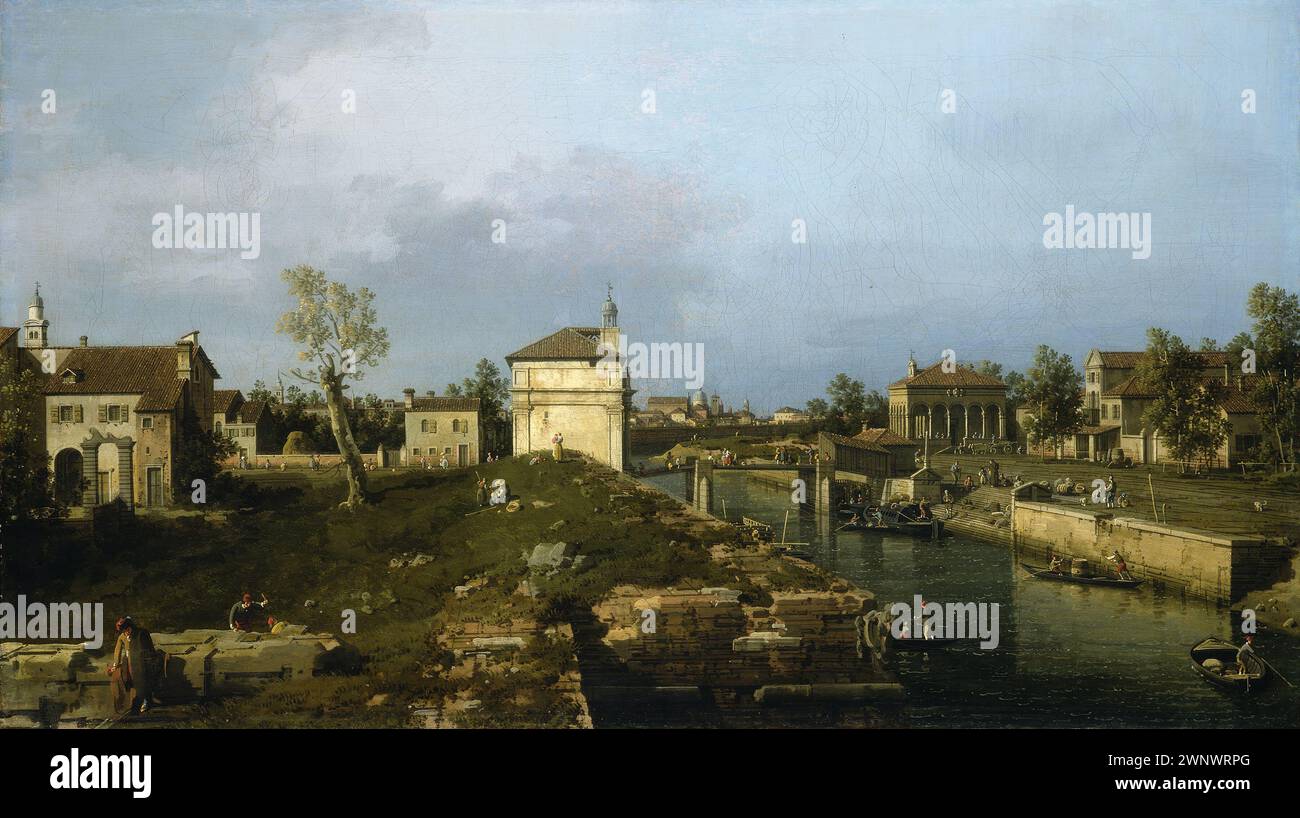 Porta portello padua canaletto hi-res stock photography and images - Alamy