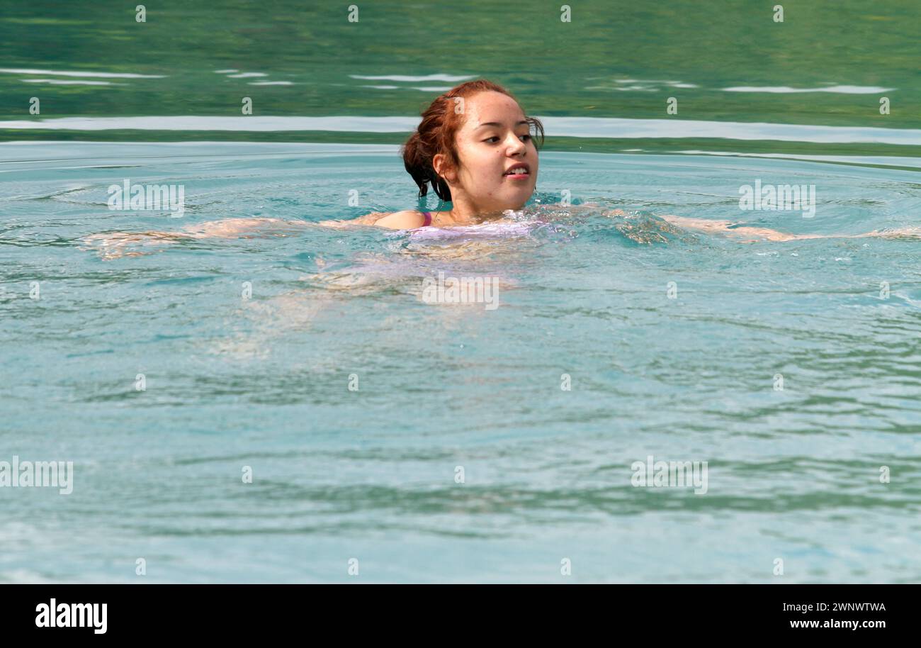 10/08/12 People swim in toxic 'Blue Lagoon' lake in Buxton, Derbyshire ...