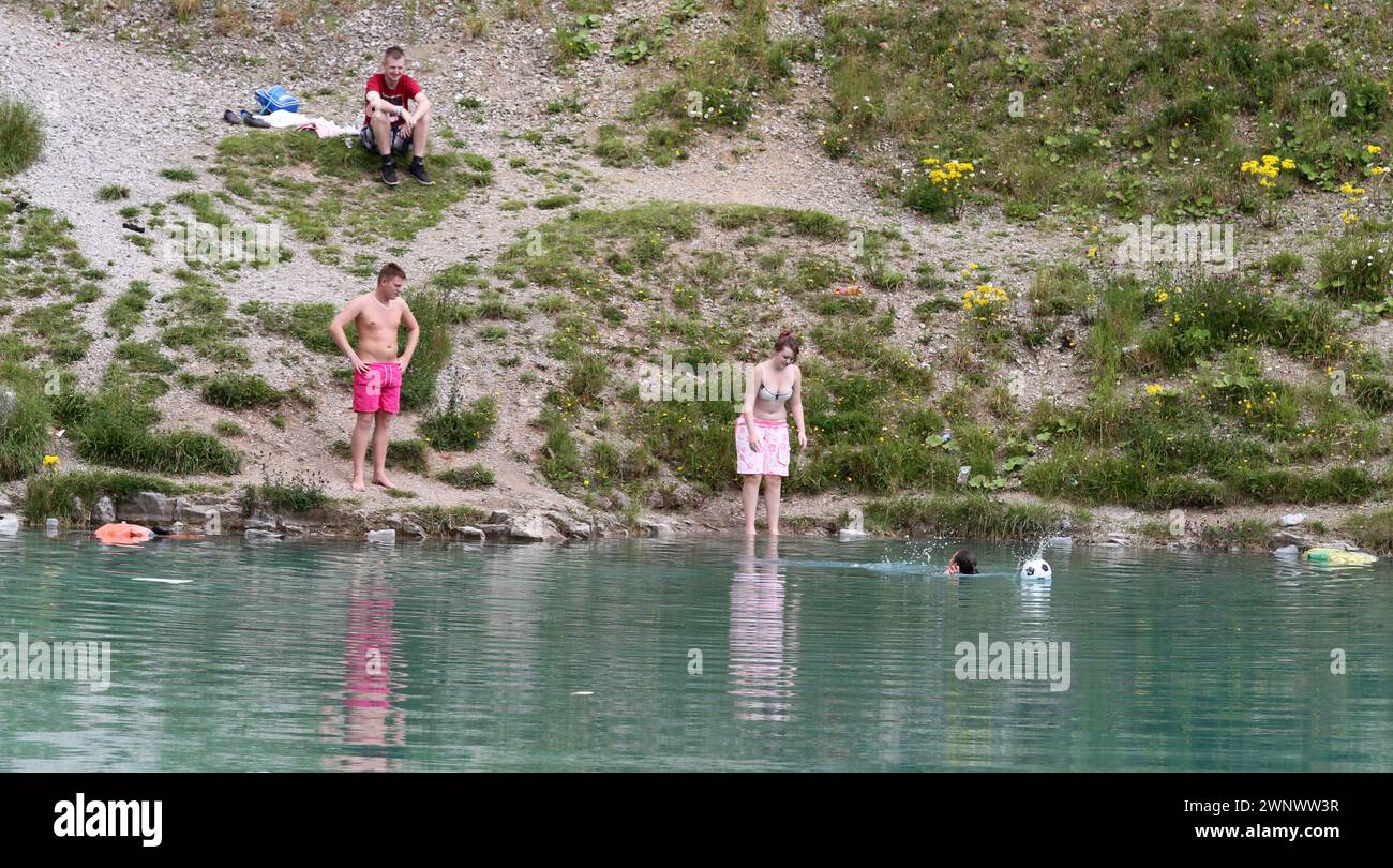 Blue lagoon of buxton hi-res stock photography and images - Alamy