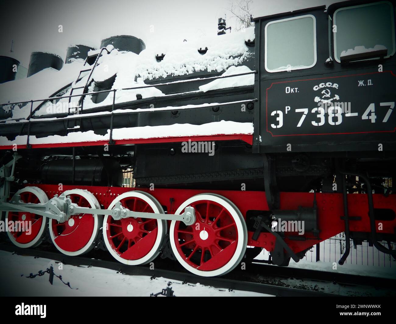 retro train. Locomotive of the 19th early 20th century. Vintage style ...