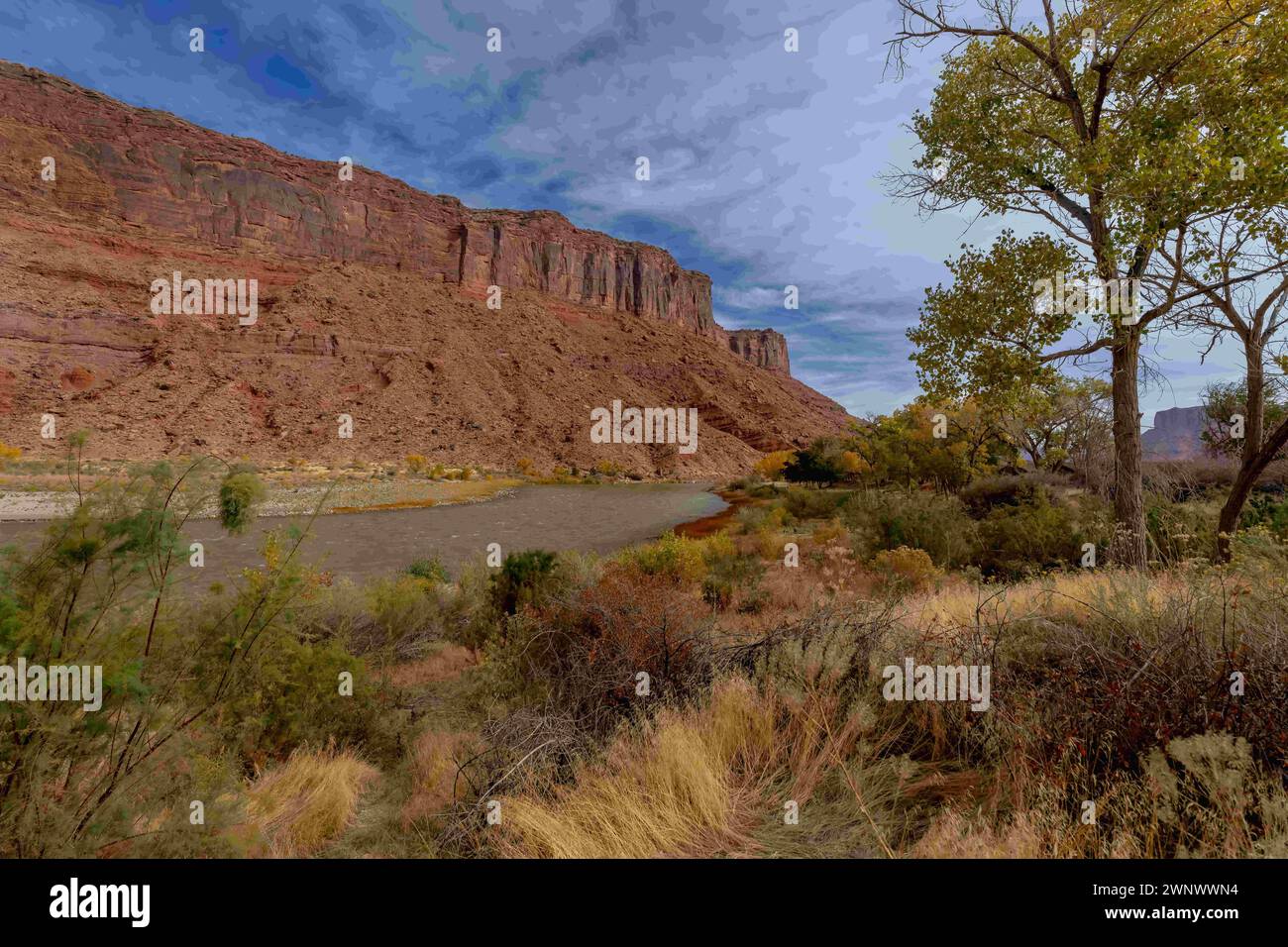 Moab, Ut, USA. 5th Nov, 2023. Aerial photography of Utah's mesmerizing ...