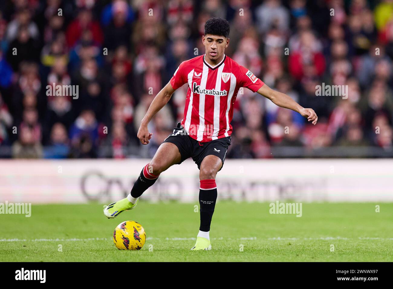 Malcom Adu Ares of Athletic Club during the Spanish championship La ...