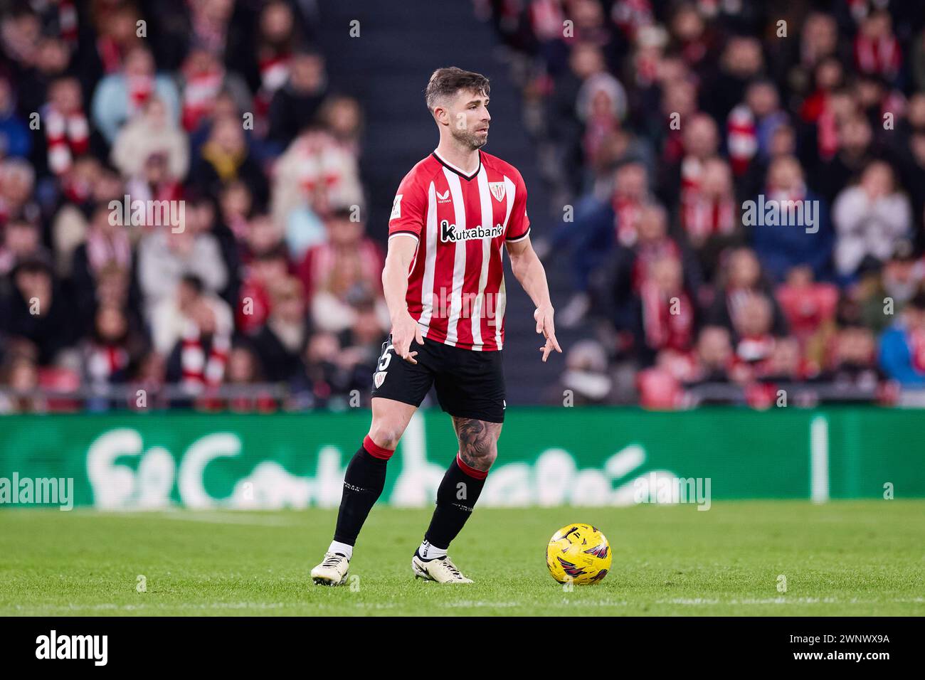 Yeray Alvarez of Athletic Club during the Spanish championship La Liga ...