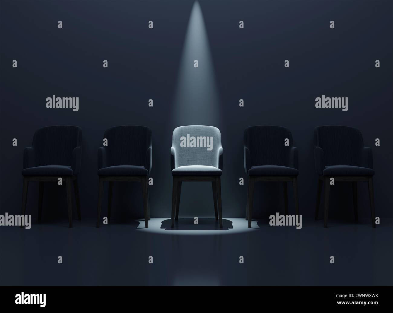 We are hiring collage concept. Chairs in modern design. Free photo ...