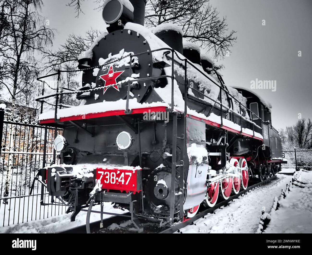 retro train. Locomotive of the 19th early 20th century. Vintage style ...