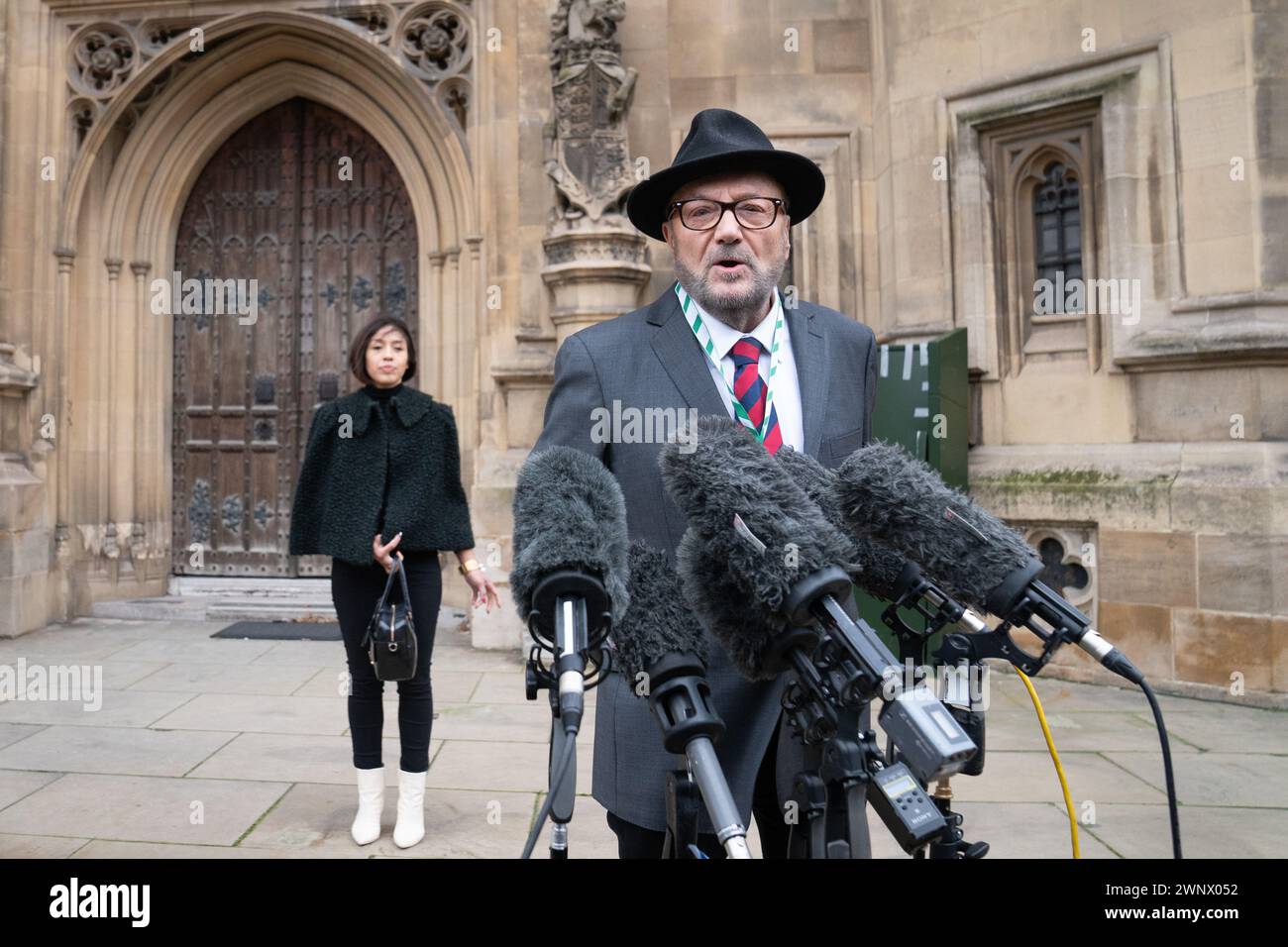 George galloway wife hi-res stock photography and images - Alamy