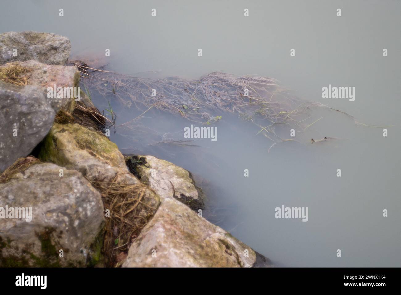 Slough, UK. 4th March, 2024. Thames Water are discharging sewage from ...