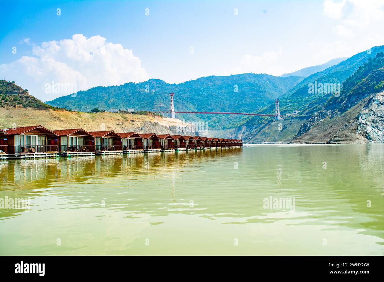 Floating Huts on tehri lake, Floating resort on tehri lake, Uttarakhand ...