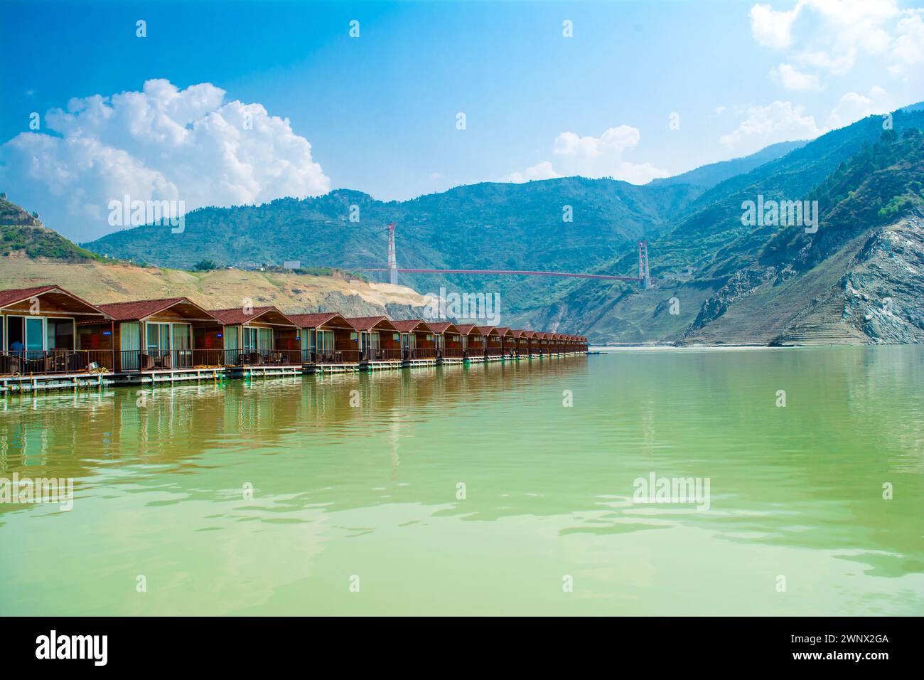 Floating Huts on tehri lake, Floating resort on tehri lake, Uttarakhand ...