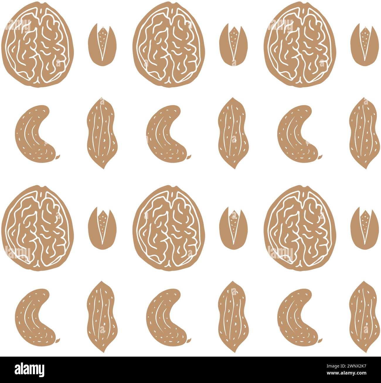 Pecan texture Stock Vector Images - Alamy