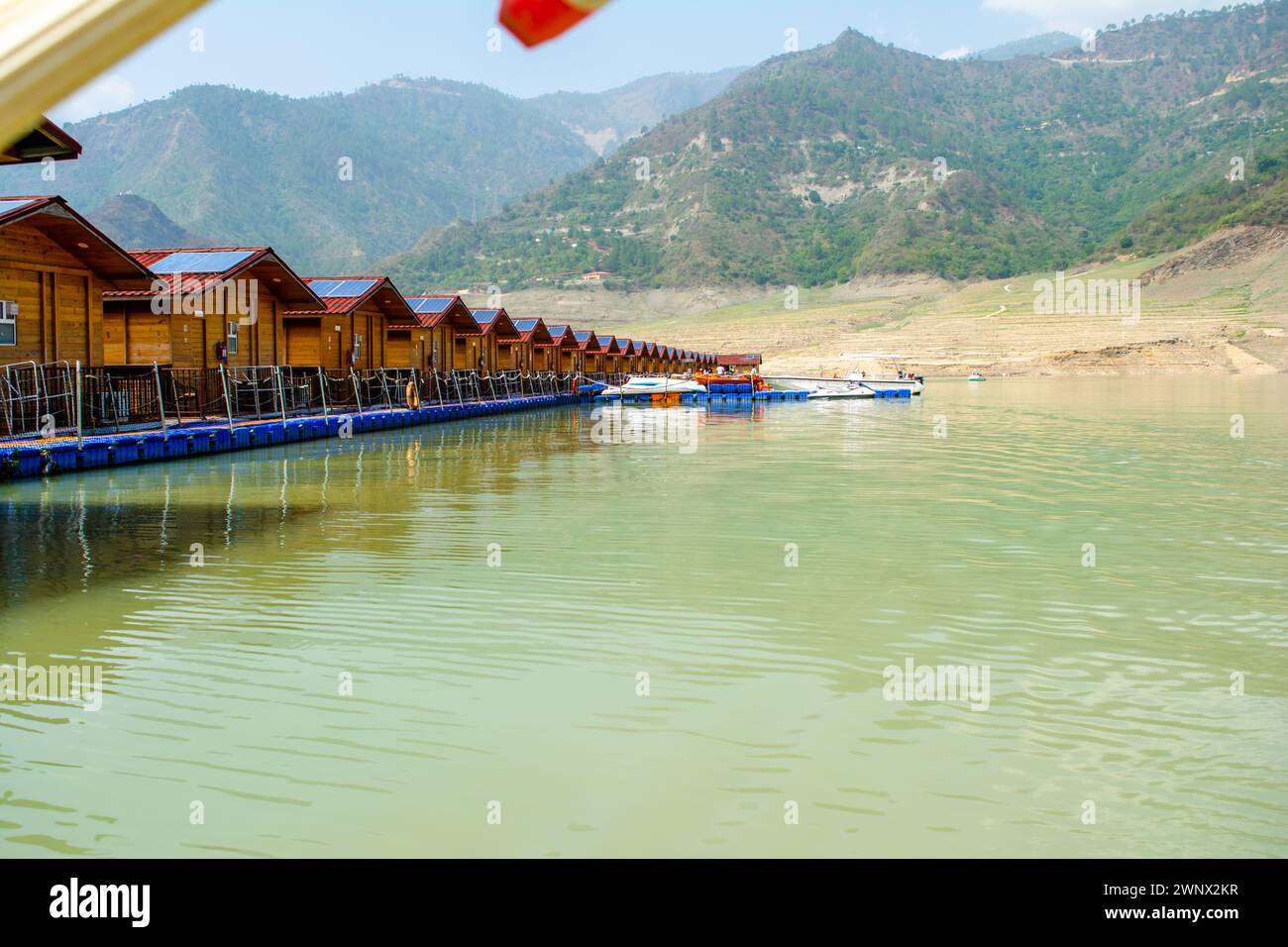 Floating Huts on tehri lake, Floating resort on tehri lake, Uttarakhand ...