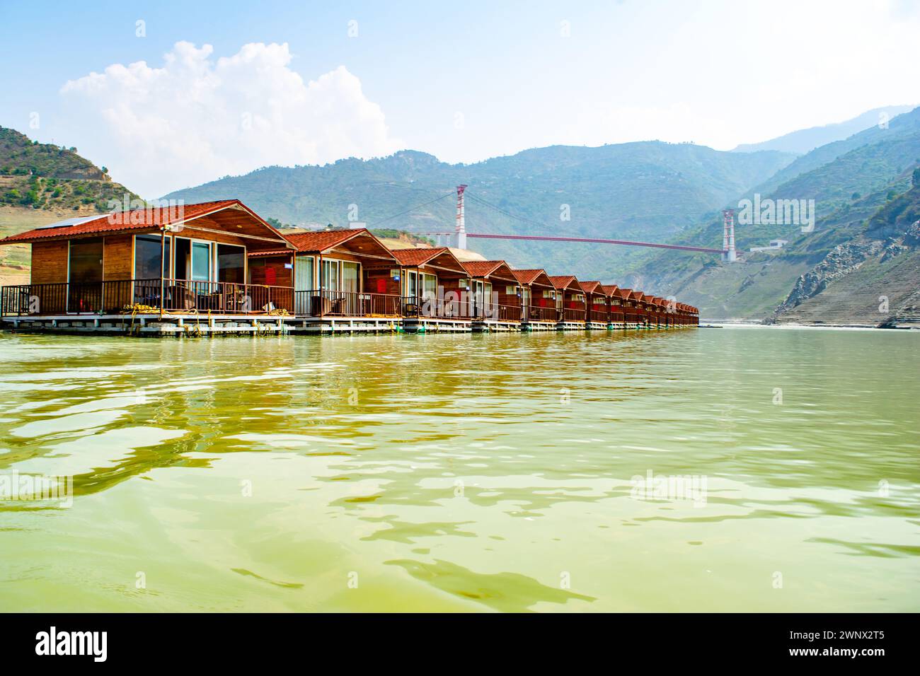 Floating Huts on tehri lake, Floating resort on tehri lake, Uttarakhand ...