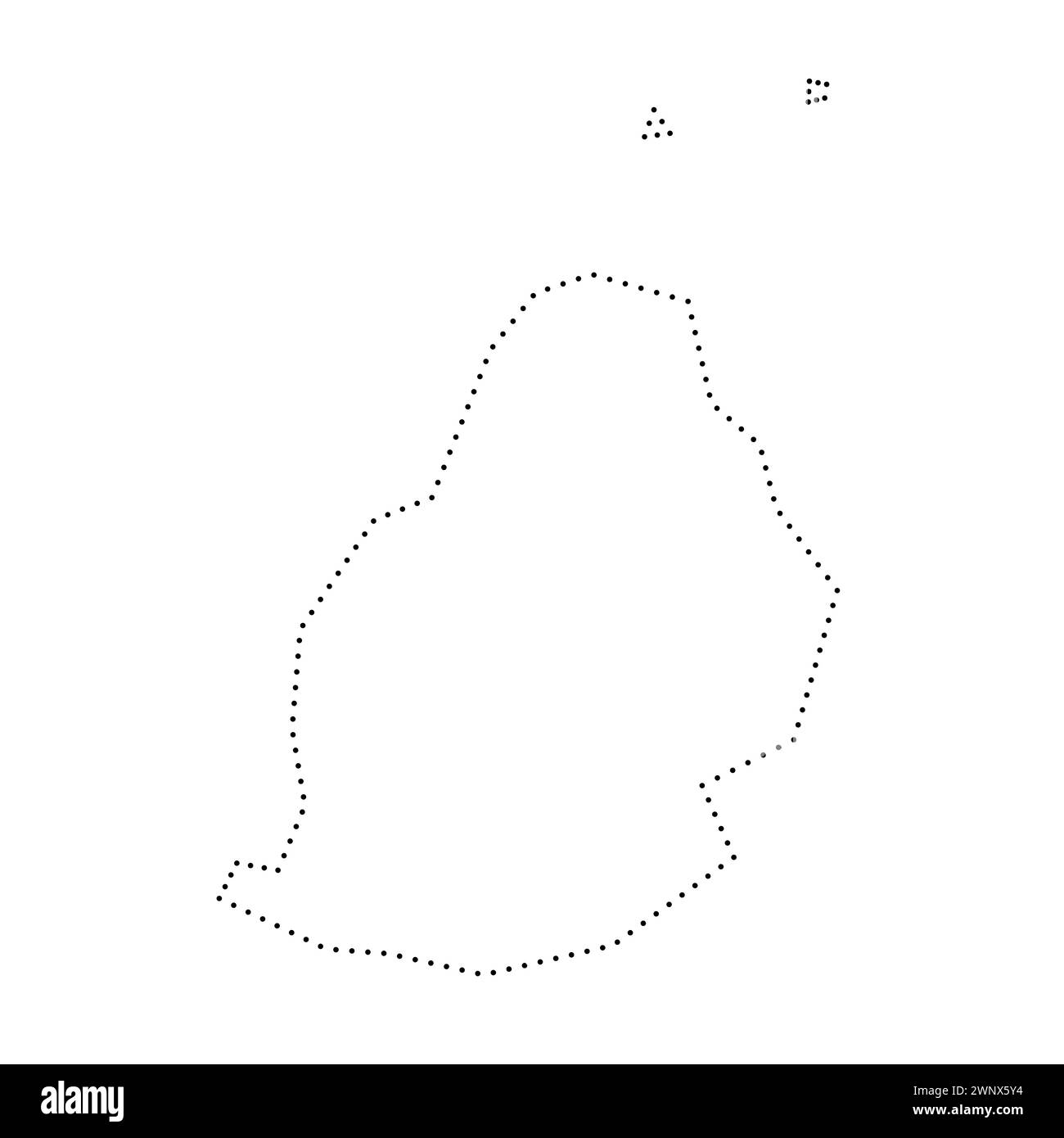 Mauritius map black white illustration hi-res stock photography and ...