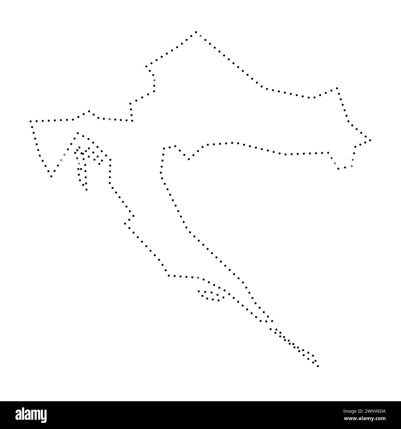 Zagreb outline map Black and White Stock Photos & Images - Alamy