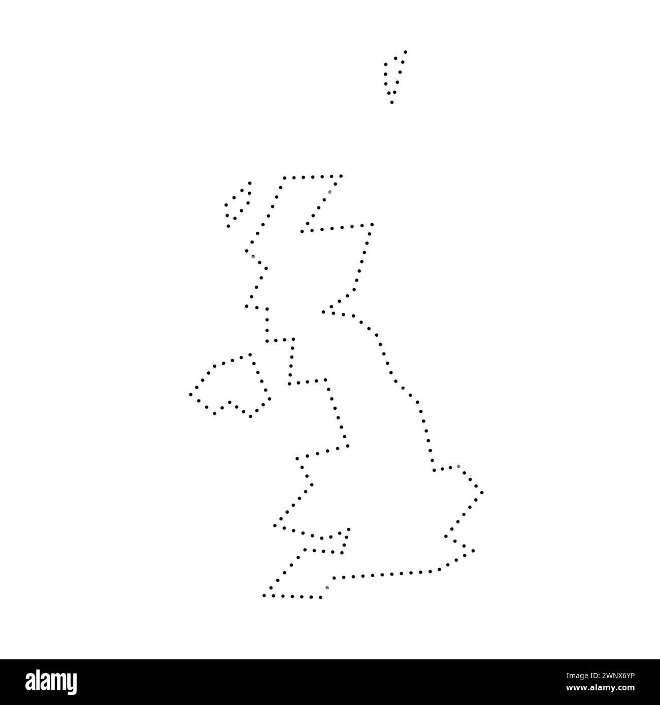 Outline map of britain hi-res stock photography and images - Alamy
