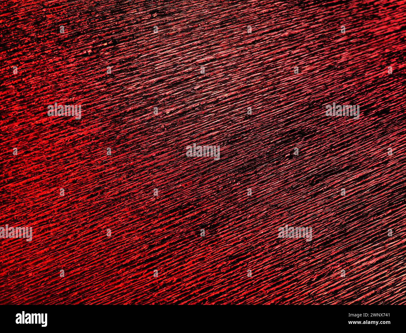 Corrugated paper in red. Uneven surface. Abstract background. Wavy ...