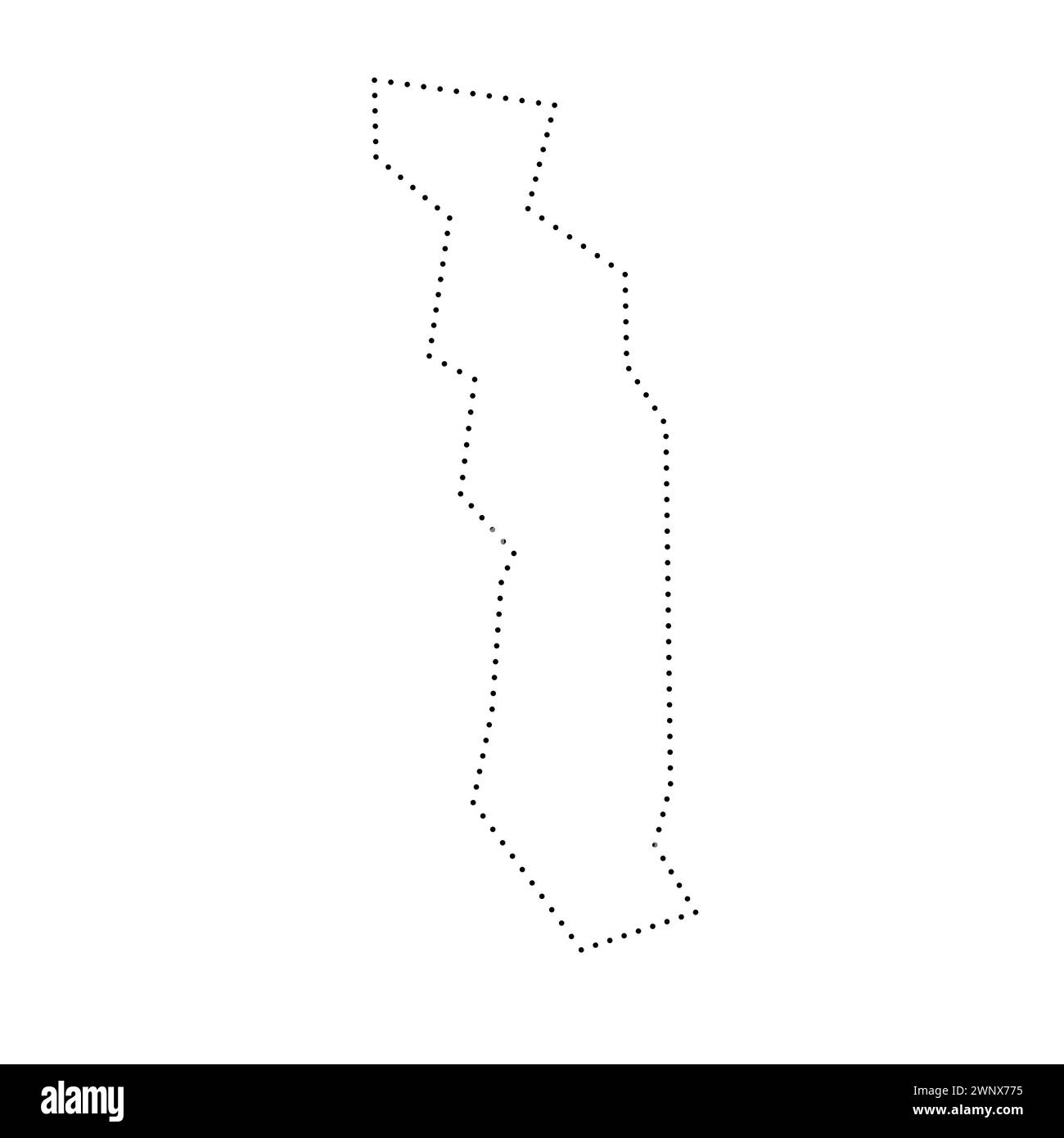 Togo country simplified map. Black dotted outline contour. Simple ... Togo country simplified map. Black dotted outline contour. Simple ...