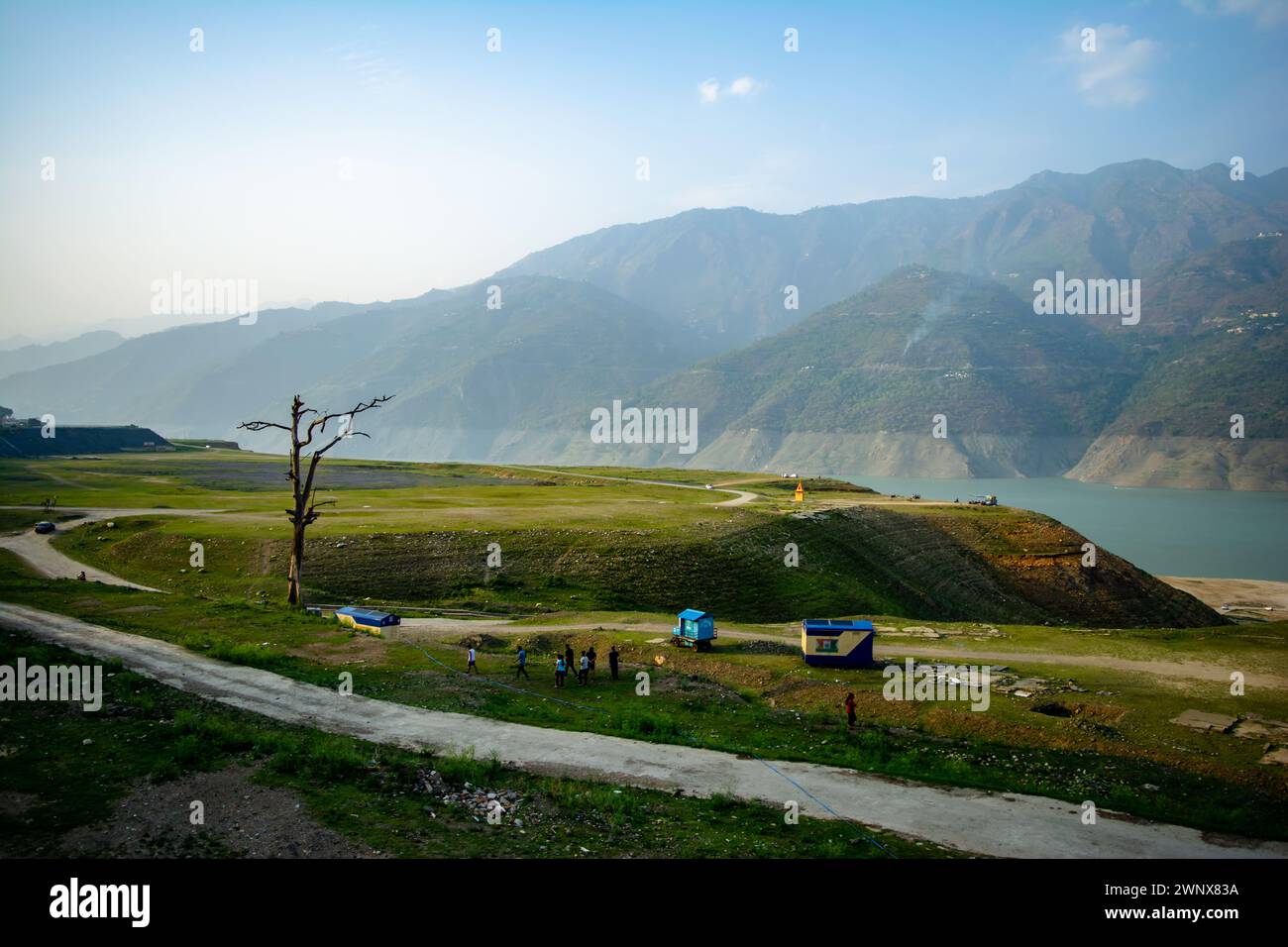 Tehri lake surrounded by mountains in Uttarakhand, india, Tehri Lake is ...