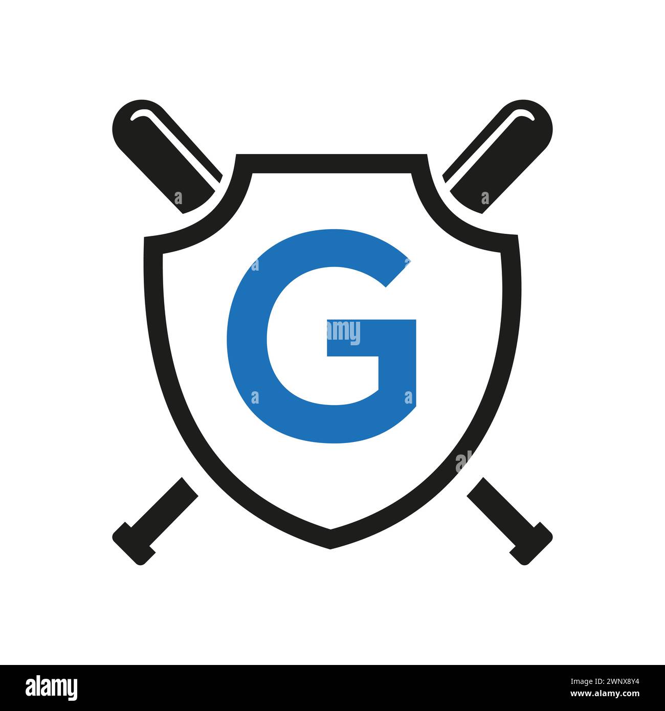Letter G Baseball Logo Design Vector Template. Baseball Club Symbol ...