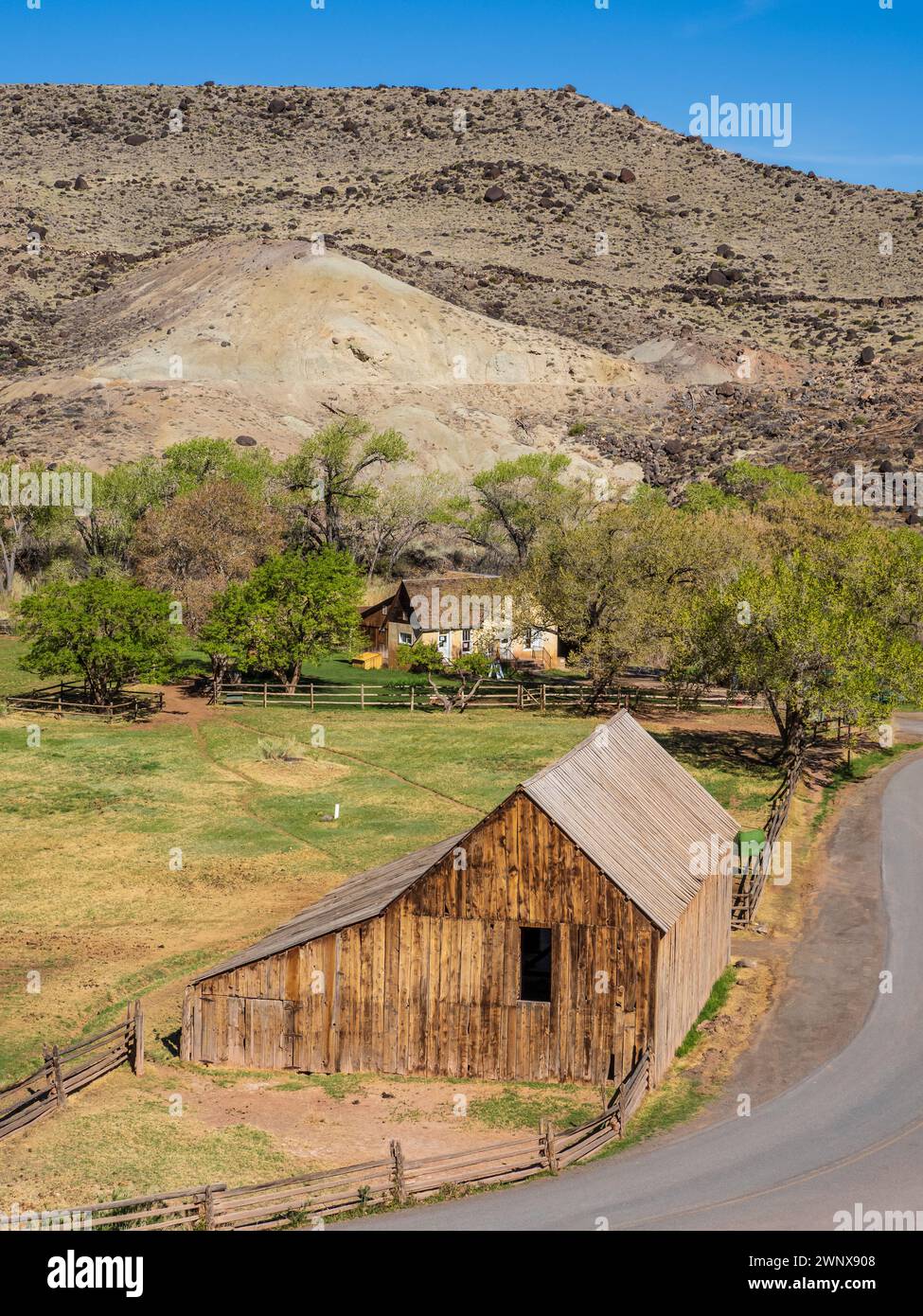 Gifford Ranch from the Cohab Canyon Trail, Capitol Reef National Park ...