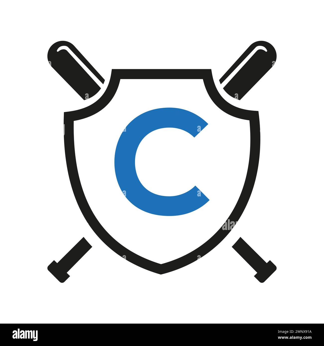 Letter C Baseball Logo Design Vector Template. Baseball Club Symbol ...