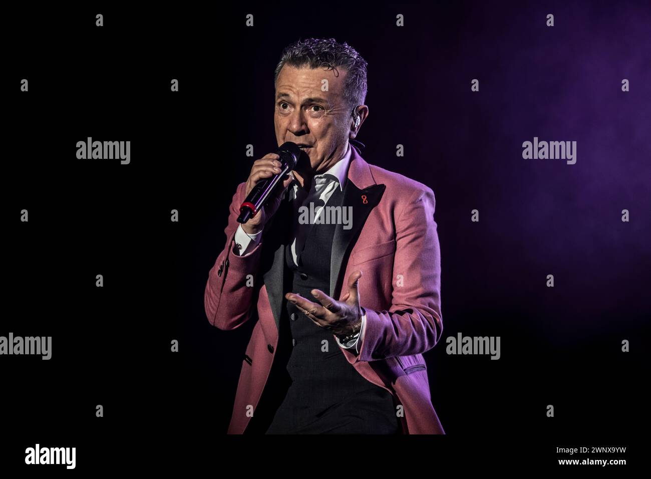 Italian Singer Pupo (Enzo Ghinazzi) live at Teatro Cantiere Carrara (Ex ...