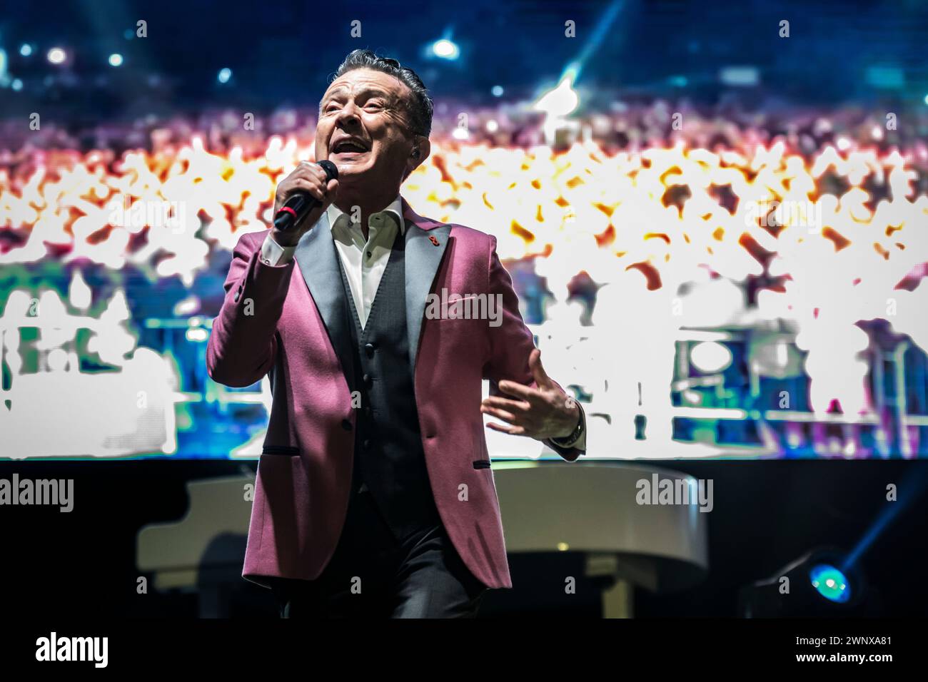 Italian Singer Pupo (Enzo Ghinazzi) live at Teatro Cantiere Carrara (Ex ...