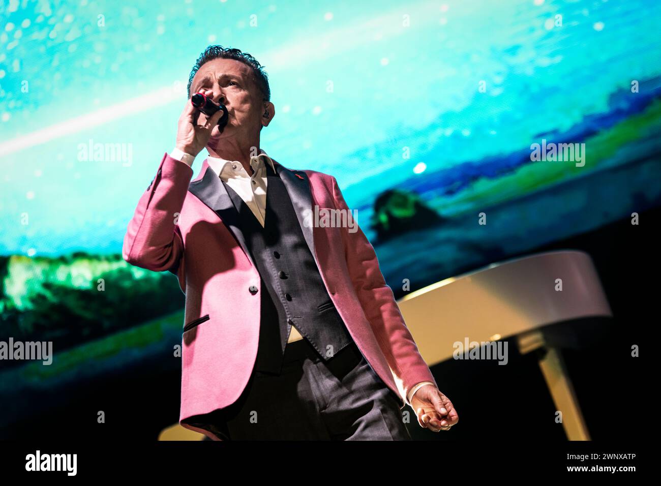 Italian Singer Pupo (Enzo Ghinazzi) live at Teatro Cantiere Carrara (Ex ...