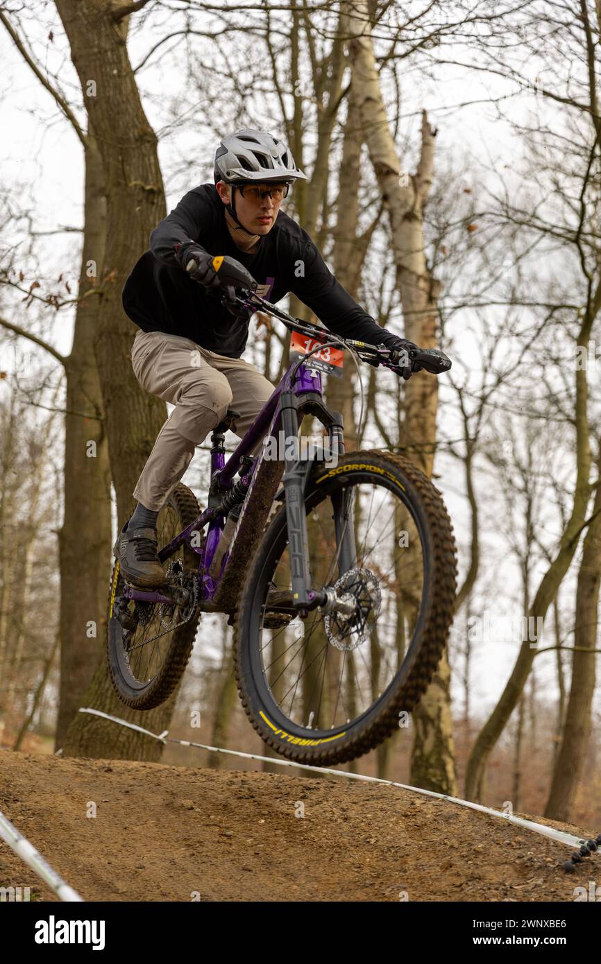 Pedalhounds E Mtb Canada Heights Stock Photo Alamy