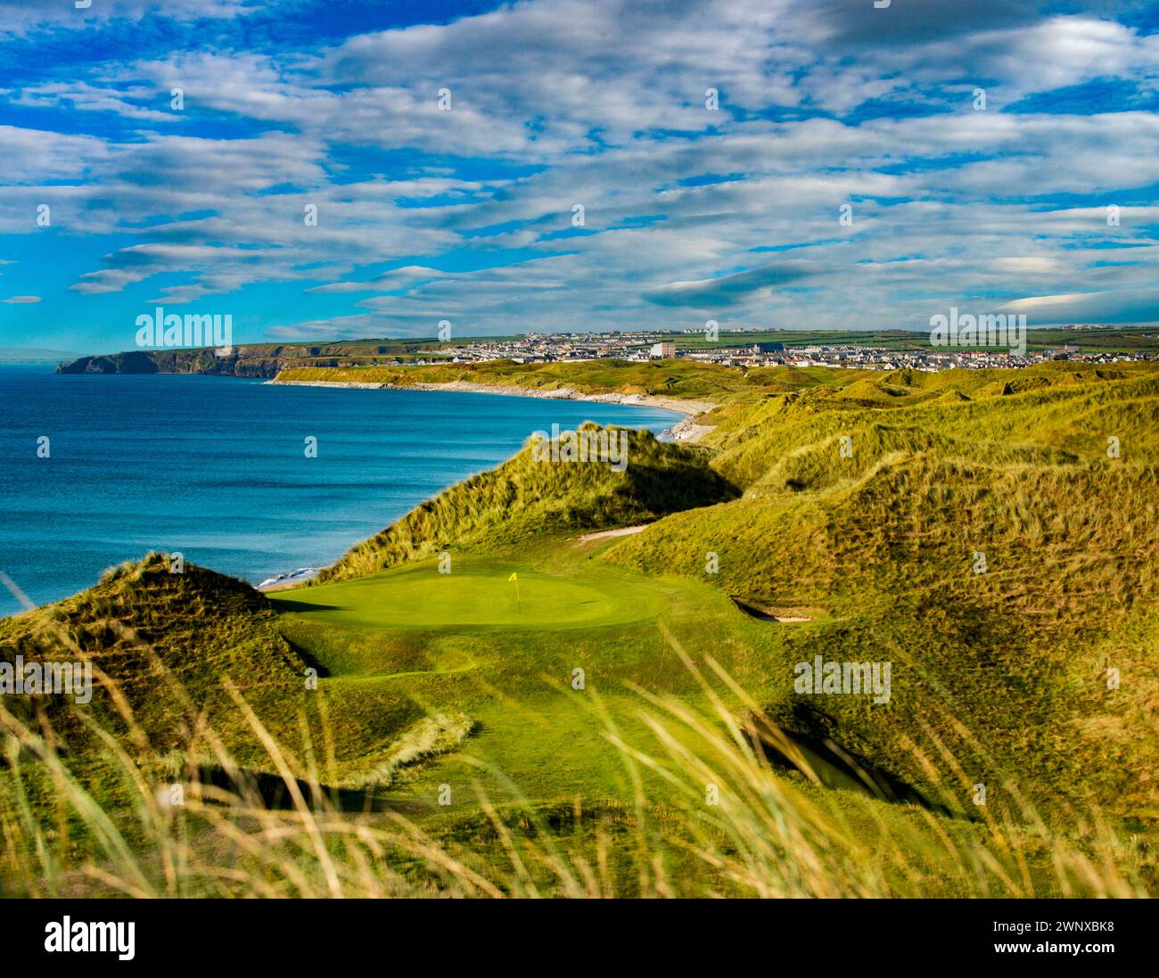 Ballybunion Golf Club, Ballybunion, County Kerry, Ireland Stock Photo ...