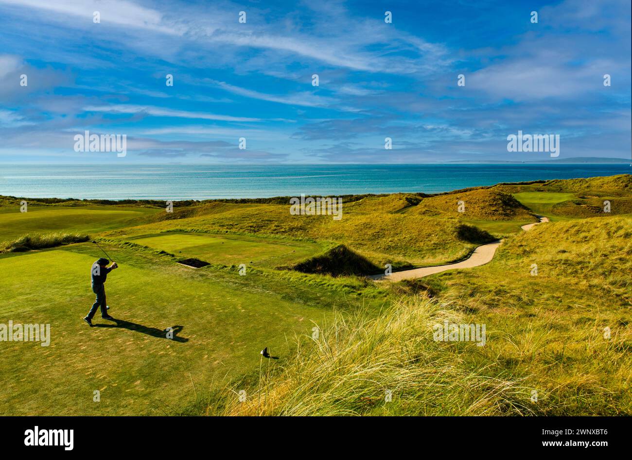 Ballybunion Golf Club, Ballybunion, County Kerry, Ireland Stock Photo ...
