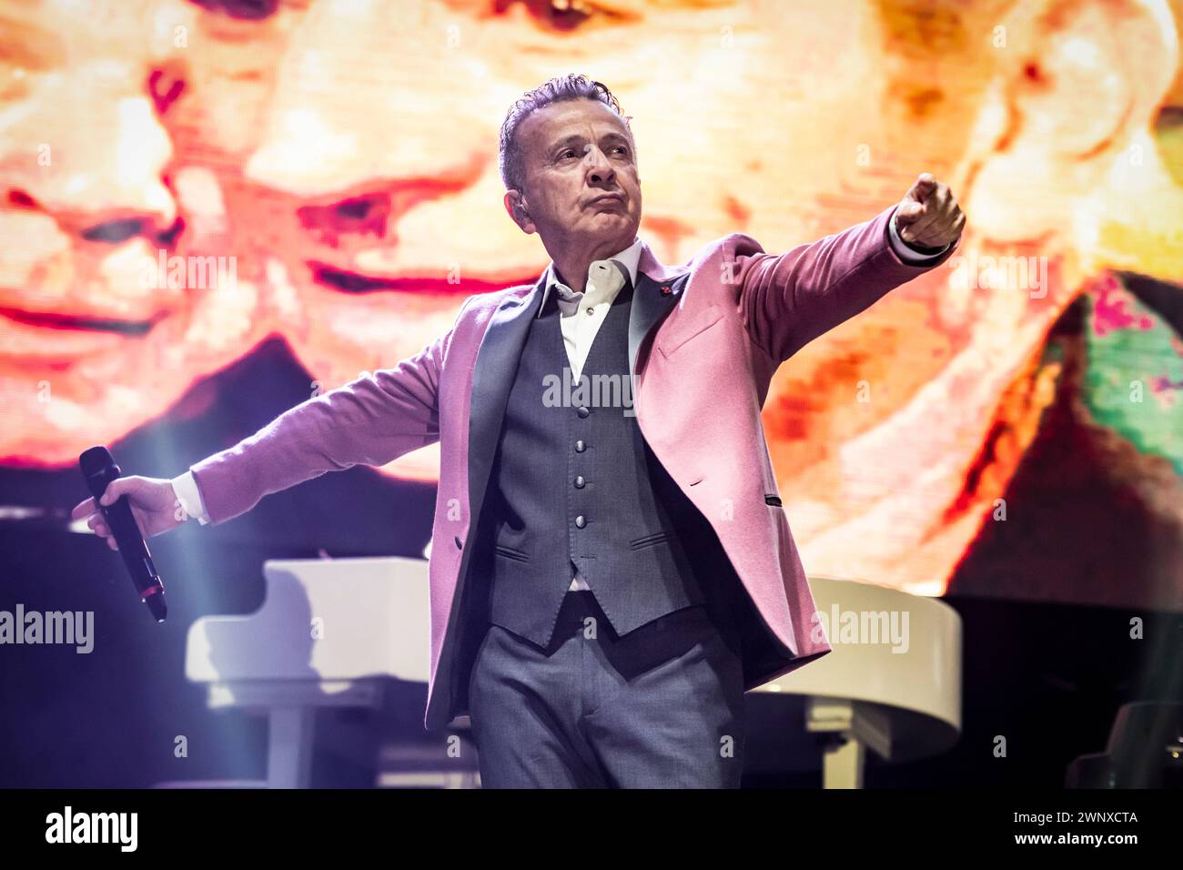 Italian Singer Pupo (Enzo Ghinazzi) live at Teatro Cantiere Carrara (Ex ...